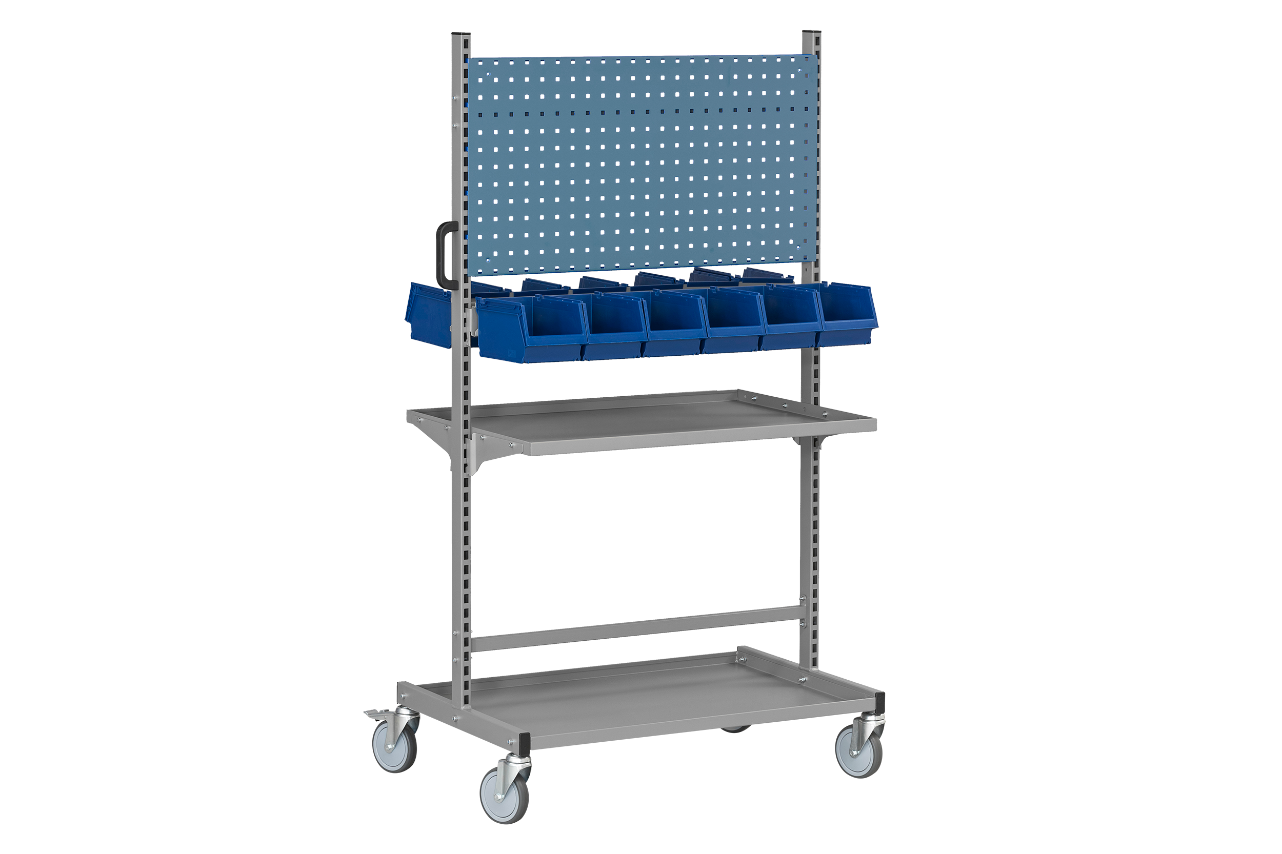 Complete Assembly Trolley 150 3 including 12 Plastic Bins - WFI AB