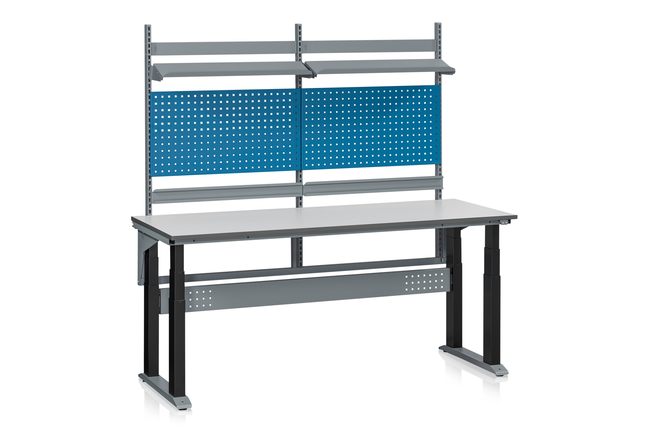 Workbench 4 pillars W280, 2000x800 mm complete A - WFI AB