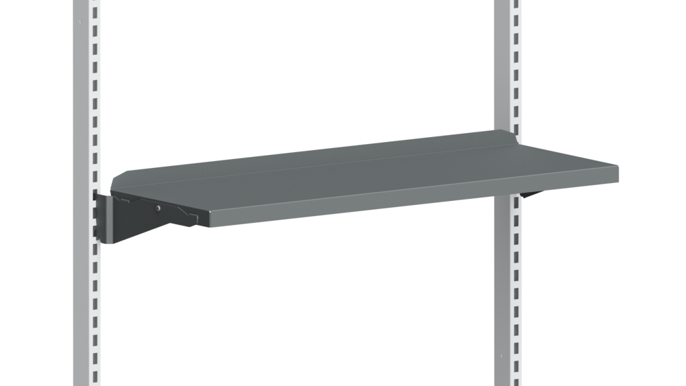 Hyllplan 900x300 mm Grå inkl. konsol - WFI AB