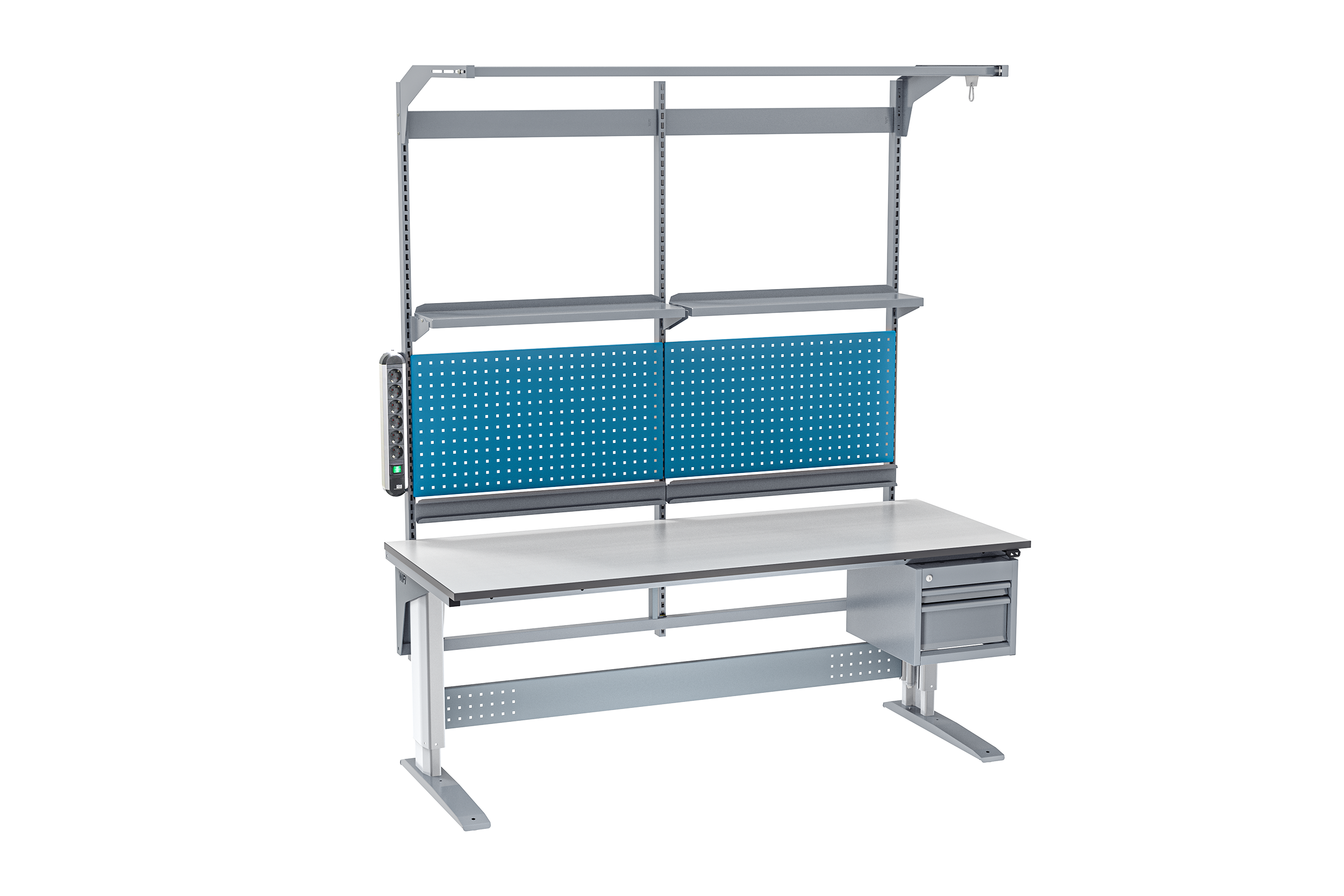 Arbetsbord 117 W400 2000x800x24 mm Laminat - WFI AB