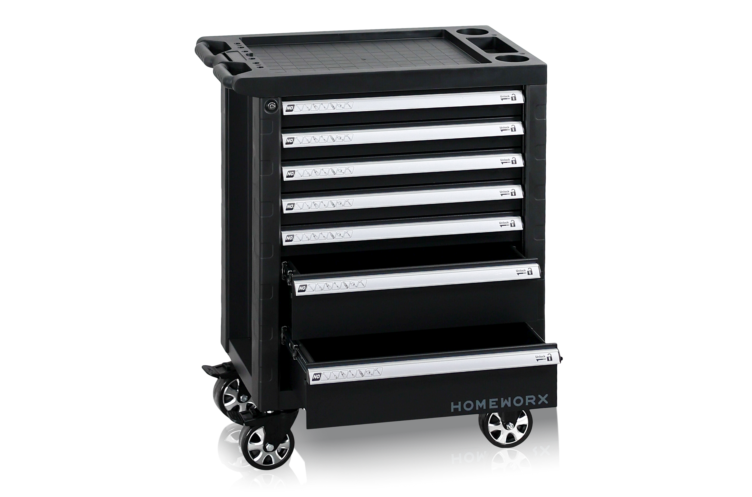 Werkzeugwagen X2-0 Homeworx Black - WFI AB