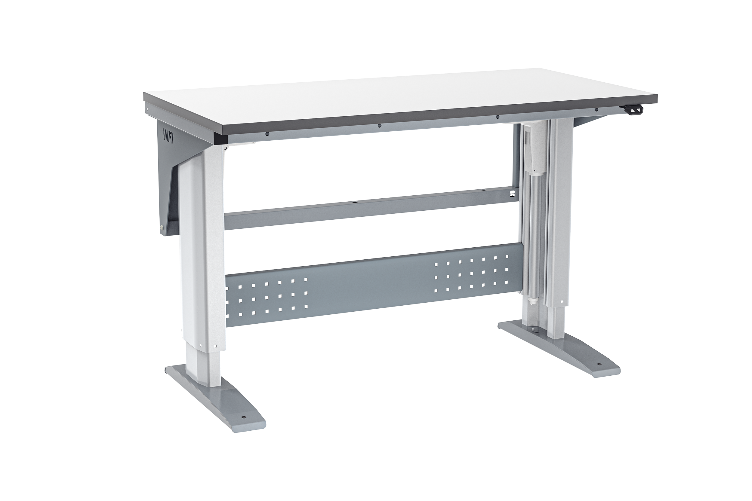 Workbench W400 1200x600 mm Grey Laminate - WFI AB