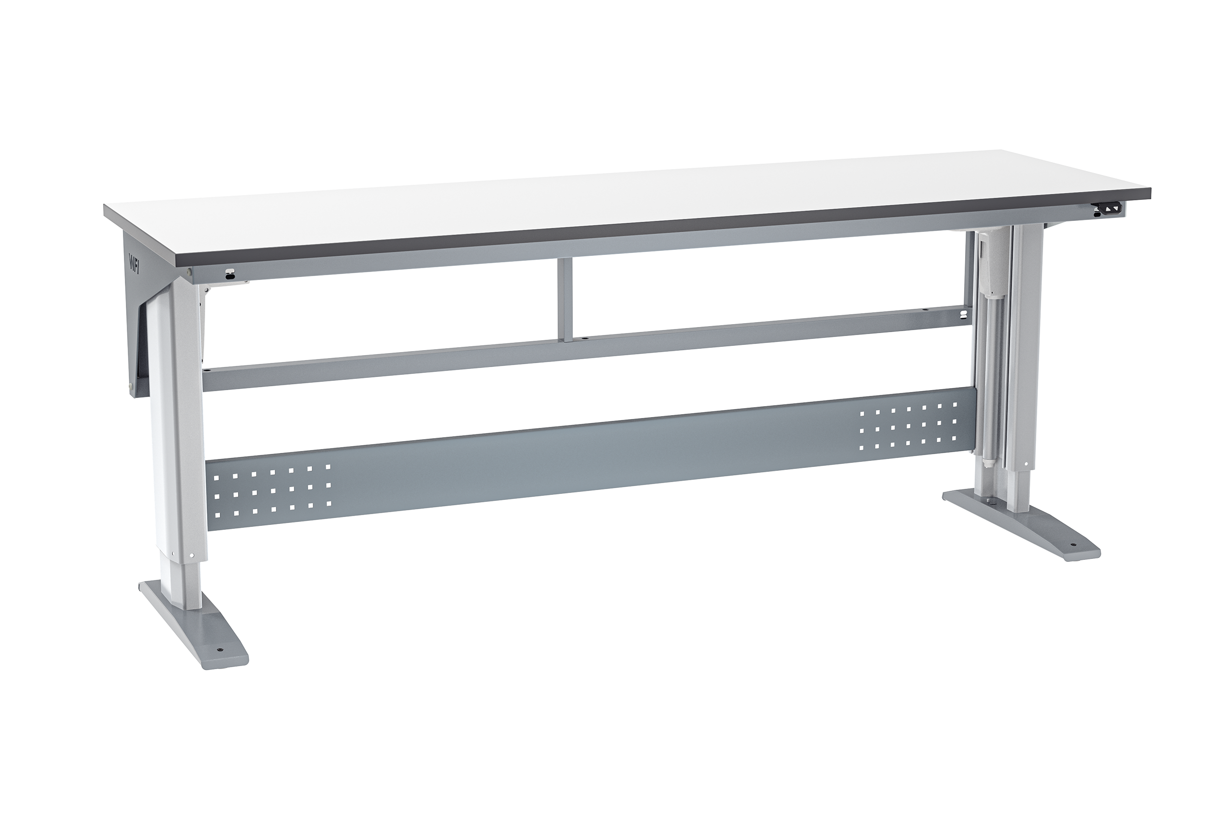 Workbench W300 2000x600 mm Grey Laminate - WFI AB