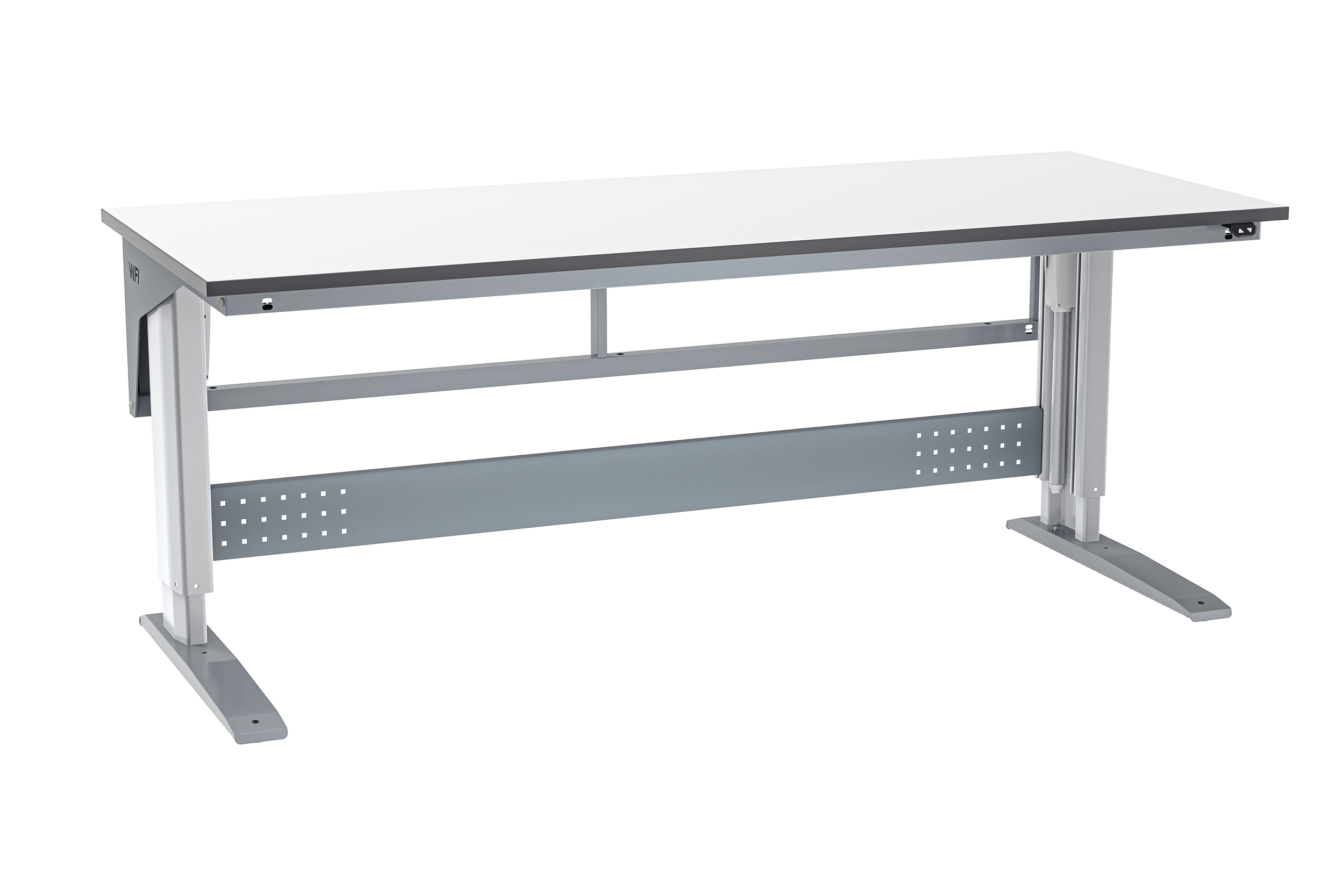 Workbench W300 2000x800 mm Grey Laminate - WFI AB