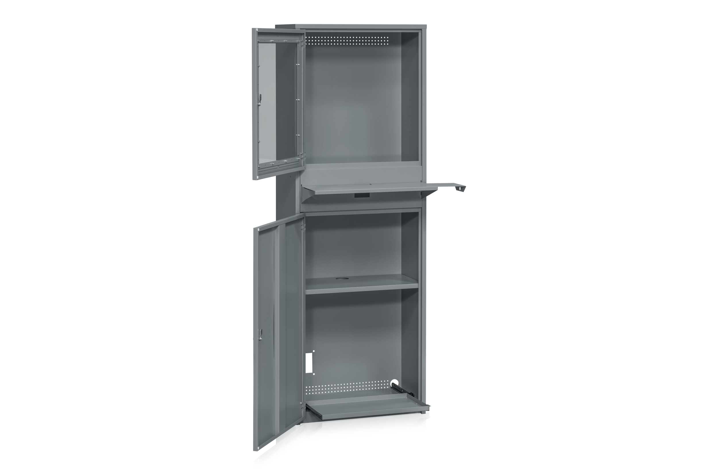 Computer Cabinet Flatscreen Grey - WFI AB